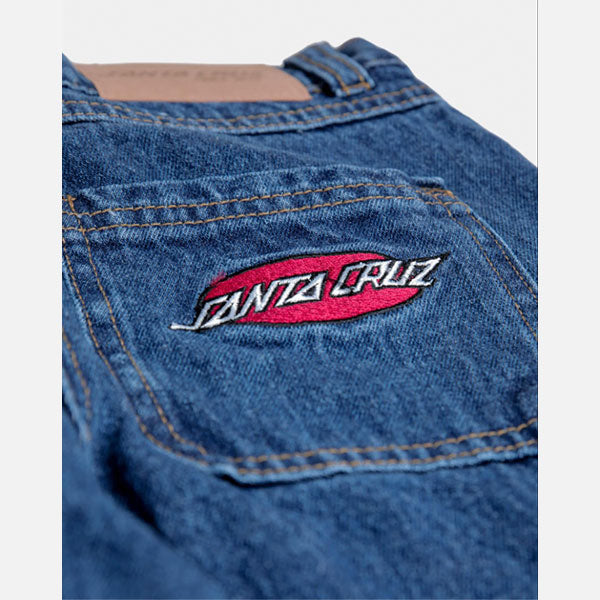 Santa Cruz Youth Oval Strip Carpenter Jean - Washed Indigo – Propaganda ...