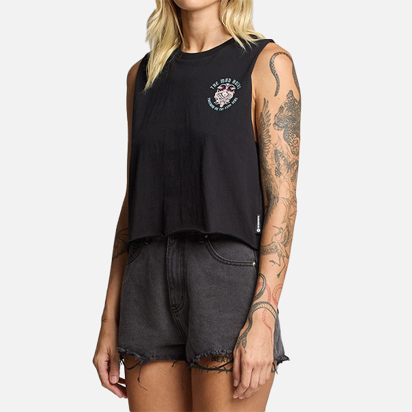 The Mad Hueys Freedom High Seas Crop Muscle - Black – Propaganda ...